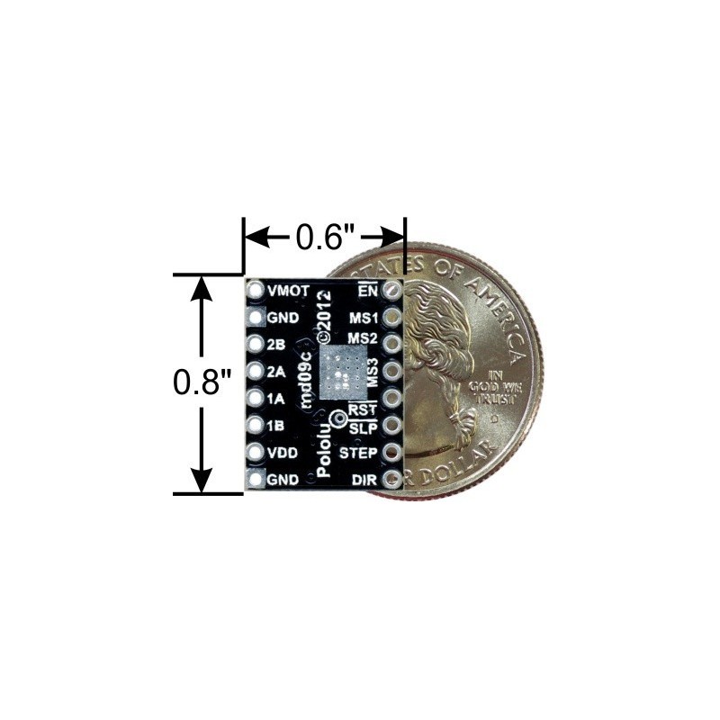 A4988 Stepper Motor Driver Carrier, Black Edition